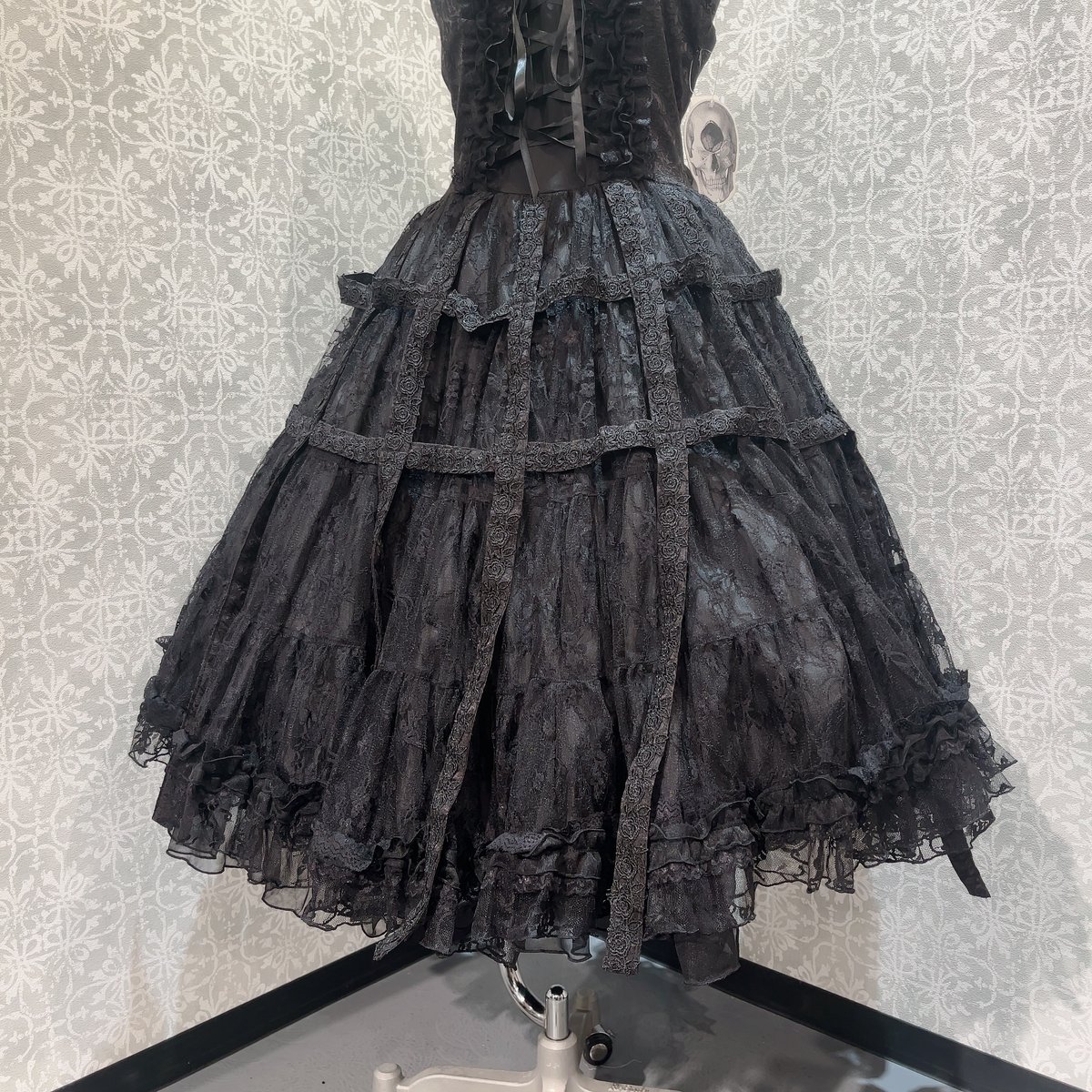 h.NAOTO】Bird Cage Dress/CNF40-O032 BK/M (セミロン h.NAOTO】Bird Cage Dress/CNF40-O032 BK/M (セミロン