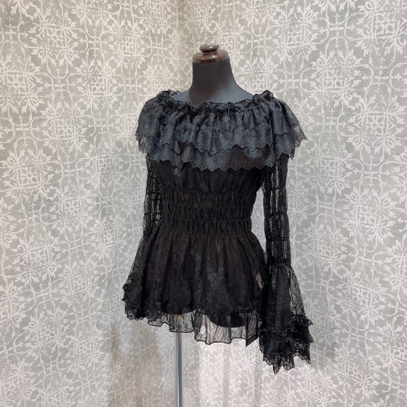 ATELIER-PIERROT】hirring princess sleeve blouse ATELIER-PIERROT】hirring princess sleeve blouse