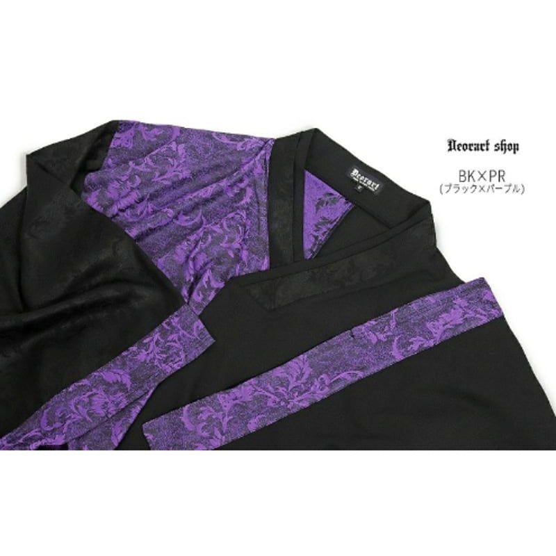 Deorart】[GOTH CHINA] KIMONO風 トップス SET [着物袖・帯付]