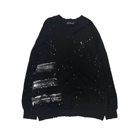 【HELL CAT PUNKS】ダメージペイントプルオーバー（HCP-PO-0030) | K...