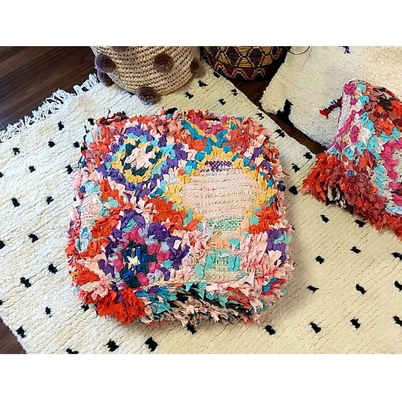 モロッコ ボシャルウィット プフ pouf オットマン クッション 4 モロッコ ボシャルウィット プフ pouf オットマン クッション 4