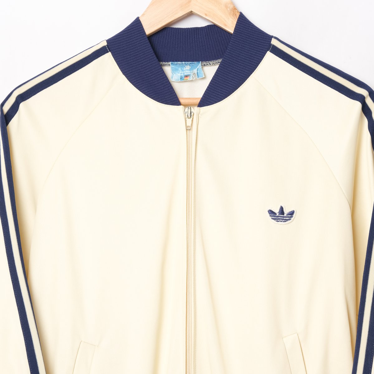 70-80s Vintage adidas ATP Track Jacket Ivory × ...