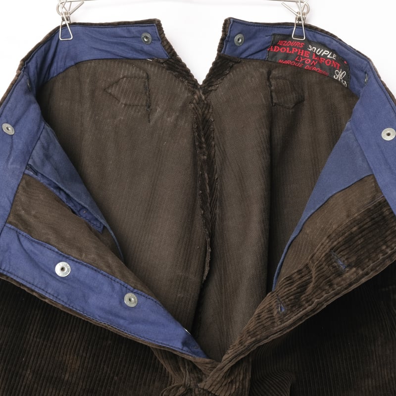 30-40s France Vintage Adolphe Lafont Corduroy T 30-40s France Vintage Adolphe Lafont Corduroy T