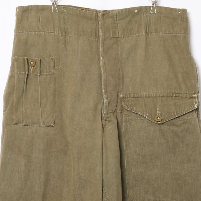 50s British Army Green Denim Trousers Size 4 | 50s British Army Green Denim Trousers Size 4 |