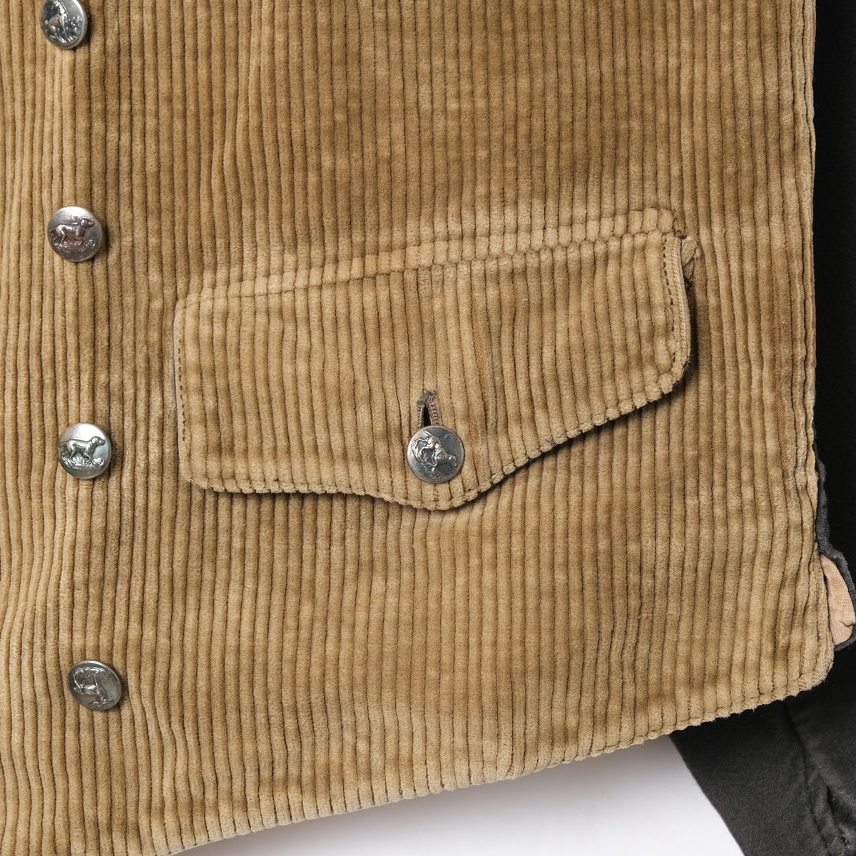 30ss France Vintage Corduroy×Black Moleskin Dou 30ss France Vintage Corduroy×Black Moleskin Dou
