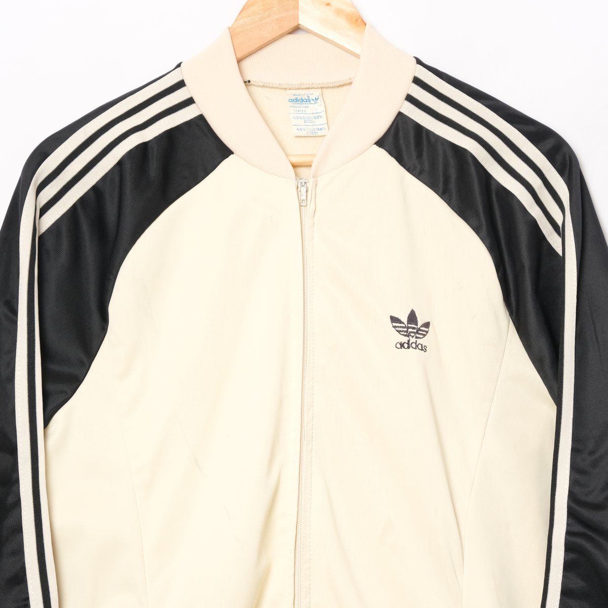 70-80s Vintage adidas Ventex ATP Ivory × Black ...