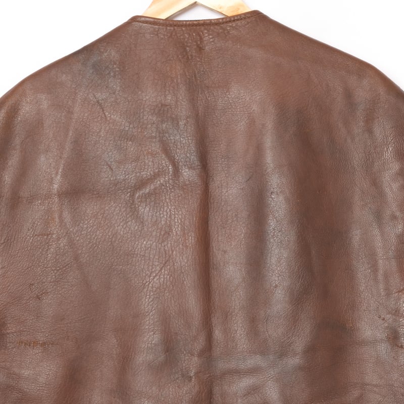 40s British Army Jerkin Leather Vest Size 2 | U 40s British Army Jerkin Leather Vest Size 2 | U