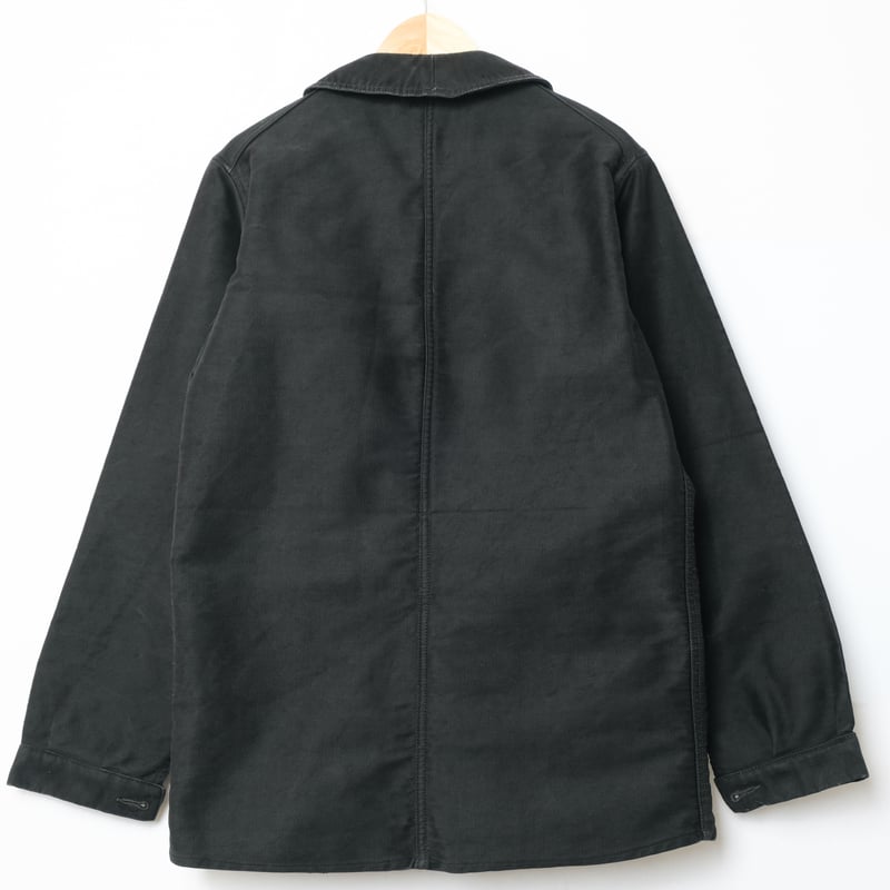 30-40s Raymond Potteau Black Moleskin Jacket Wo 30-40s Raymond Potteau Black Moleskin Jacket Wo