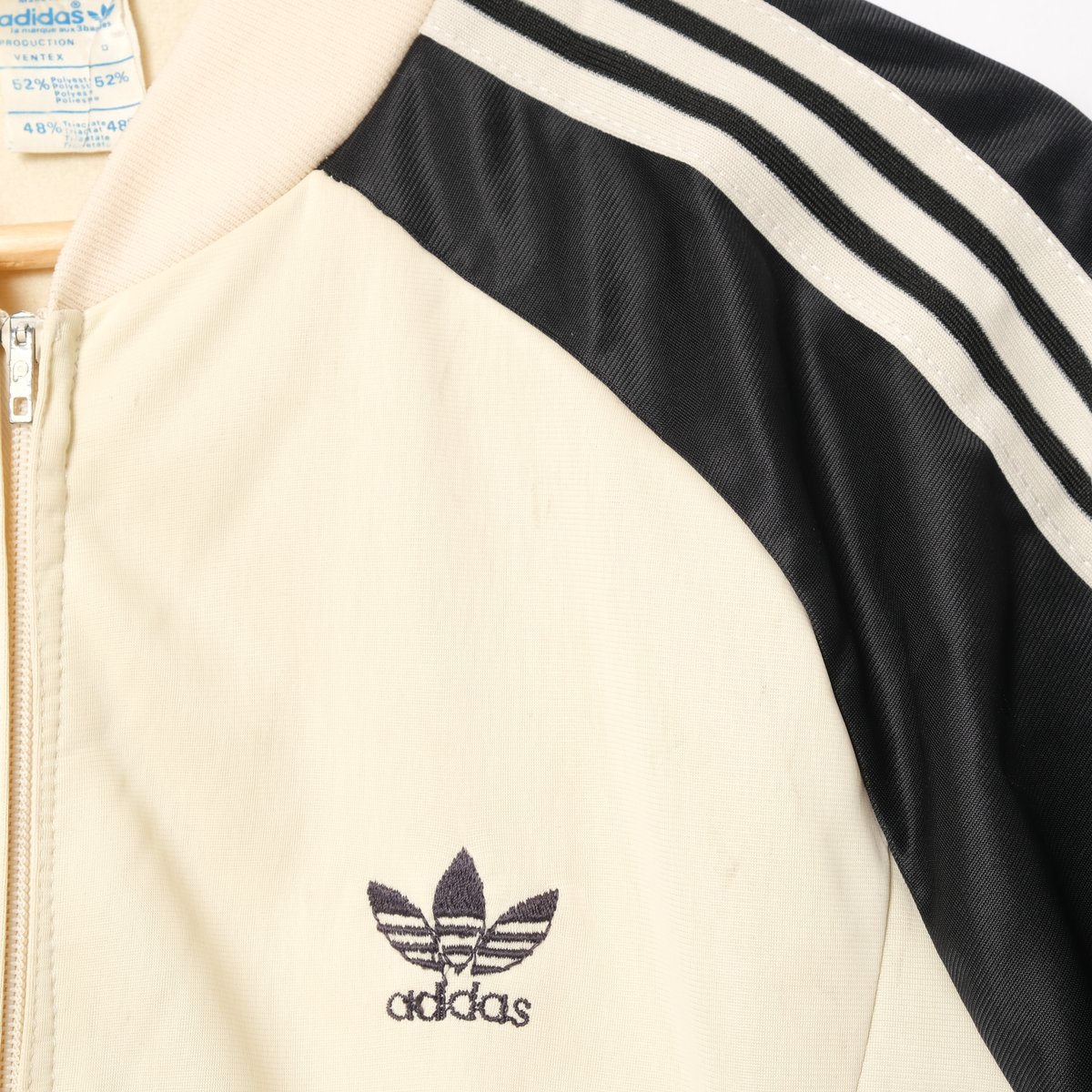 70-80s Vintage adidas Ventex ATP Ivory × Black ...
