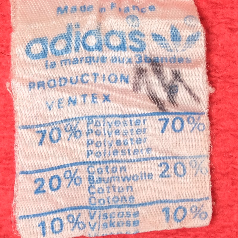 70s-80s Vintage Ventex CLUB adidas Hoodie Red ( 70s-80s Vintage Ventex CLUB adidas Hoodie Red (