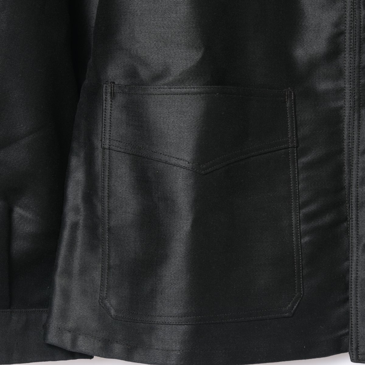 30-40s France Vintage LA BICHE Black Moleskin J 30-40s France Vintage LA BICHE Black Moleskin J