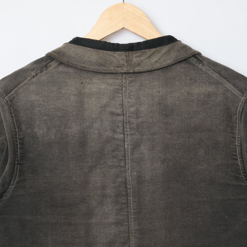 30-40s Le Mont St Michel Black Moleskin Jacket 30-40s Le Mont St Michel Black Moleskin Jacket
