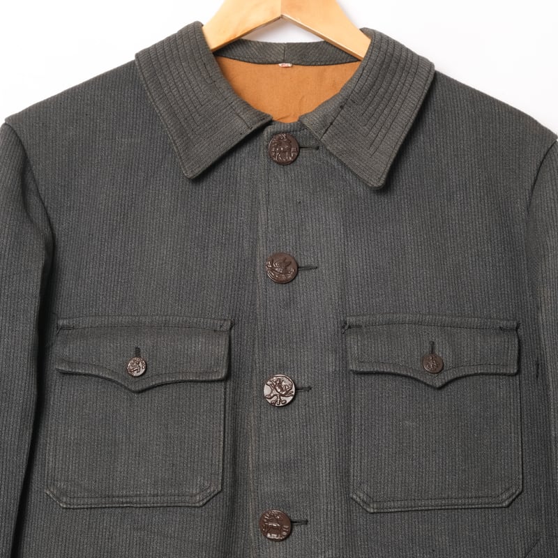 40-50s France Vintage EGAN Cotton Pique Hunting 40-50s France Vintage EGAN Cotton Pique Hunting