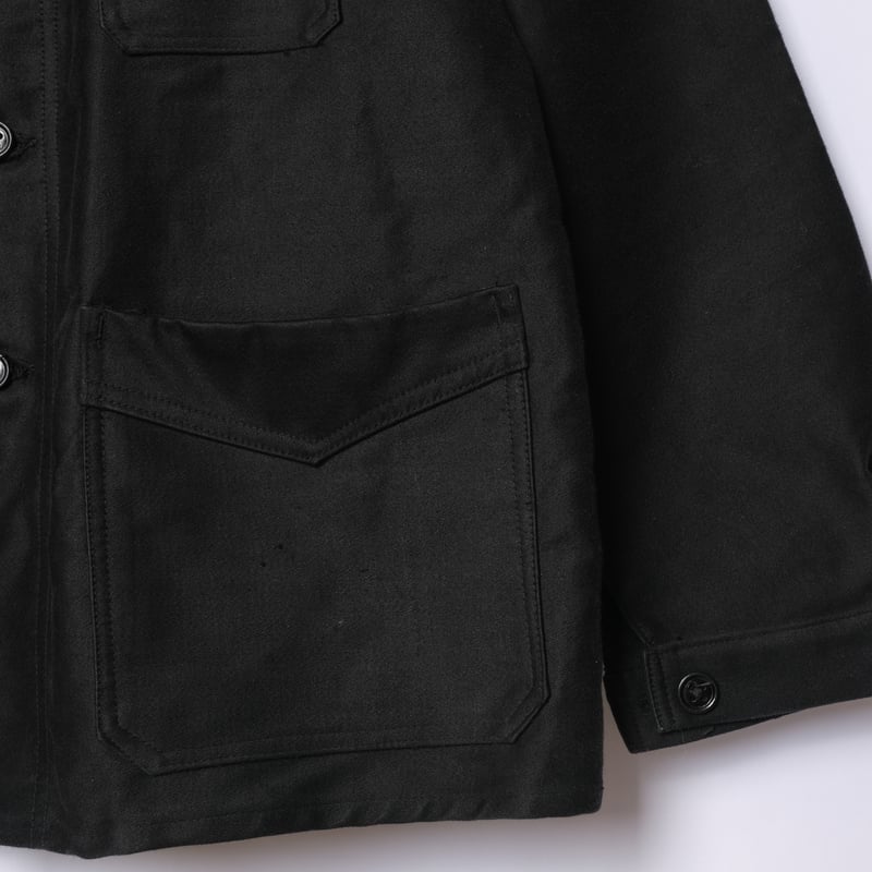 30-40s Le Mont St Michel Black Moleskin Jacket 30-40s Le Mont St Michel Black Moleskin Jacket