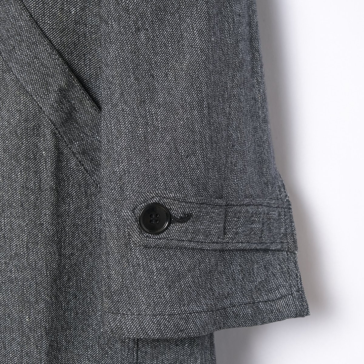 40-50s VULCAIN Black Chambray Atelier Coat Dead 40-50s VULCAIN Black Chambray Atelier Coat Dead