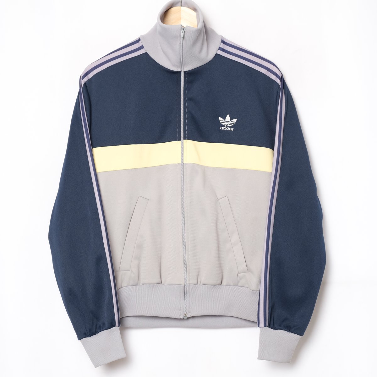 70-80s Vintage adidas Ventex Track Jacket Grey 70-80s Vintage adidas Ventex Track Jacket Grey