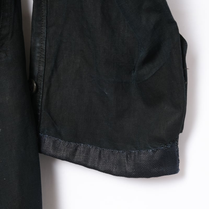 30-40s France Vintage Indigo Linen Maquignon Co 30-40s France Vintage Indigo Linen Maquignon Co