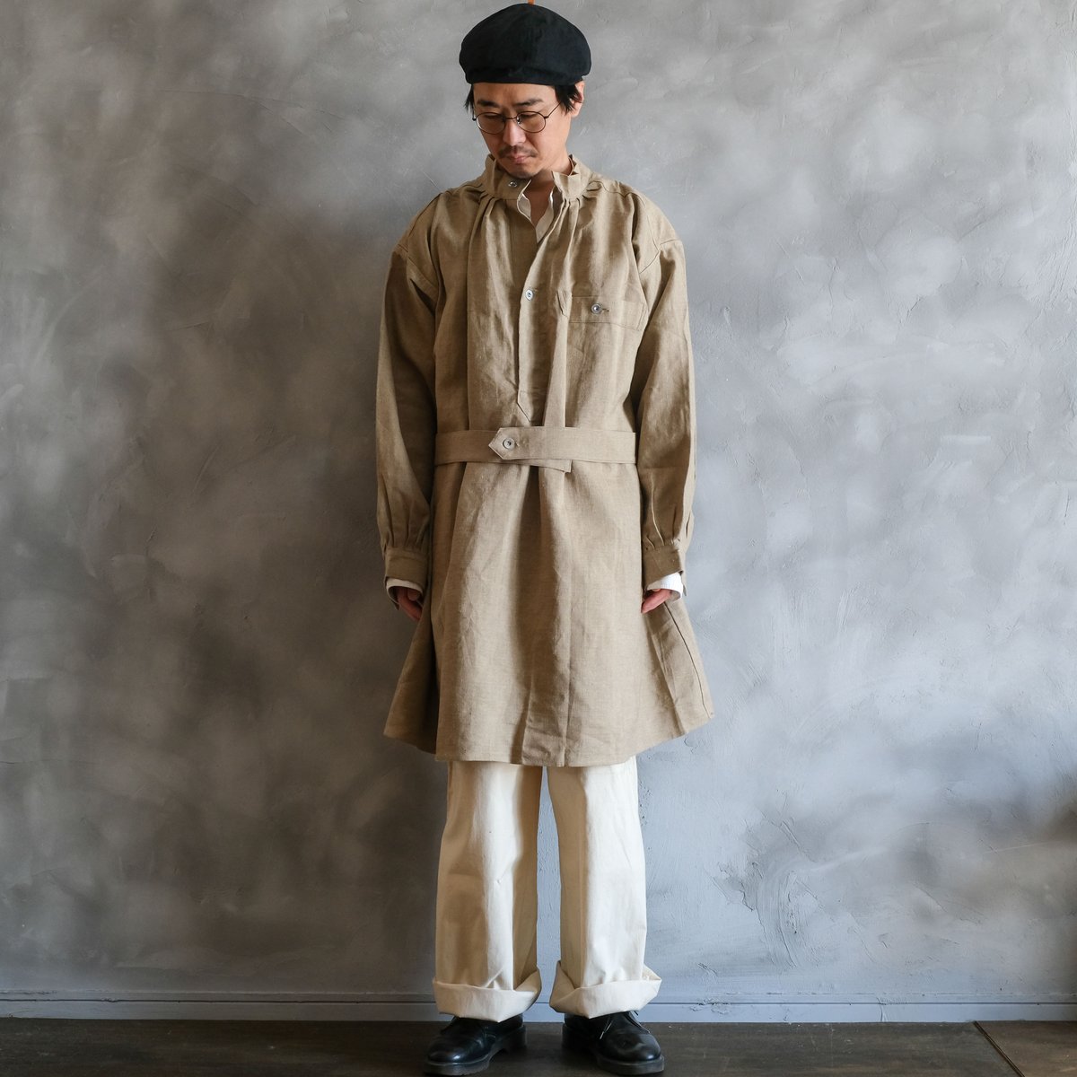 French Army Linen Hospital Bourgeron Smock Dead French Army Linen Hospital Bourgeron Smock Dead