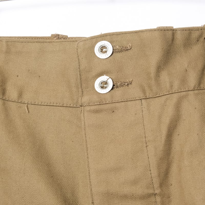 French Army M47 Trousers Early Size 33 Metal Bu French Army M47 Trousers Early Size 33 Metal Bu