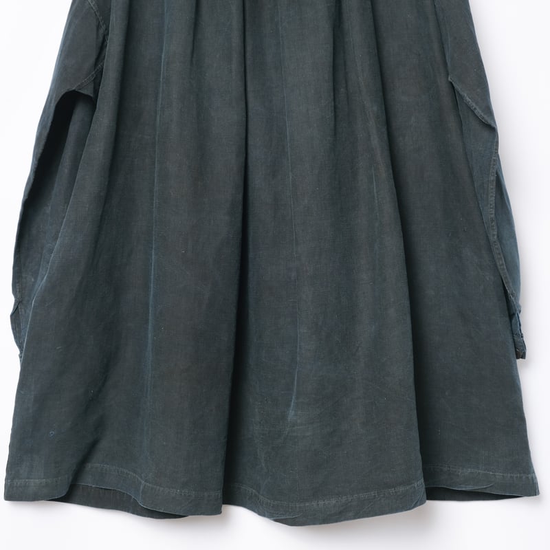 20s France Antique Indigo linen Biaude (Fullop 20s France Antique Indigo linen Biaude (Fullop