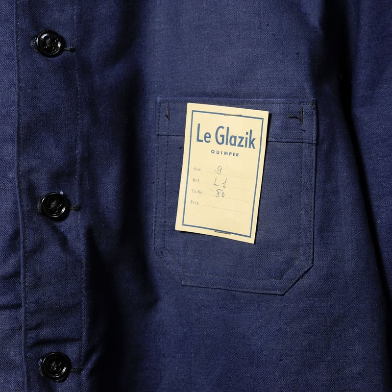 30-40s French Vintage Linen Work Jacket Dead St 30-40s French Vintage Linen Work Jacket Dead St