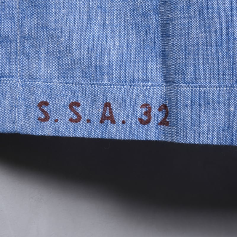 40s-50s French Army S.S.A. 32 Hospital Coat Dea 40s-50s French Army S.S.A. 32 Hospital Coat Dea