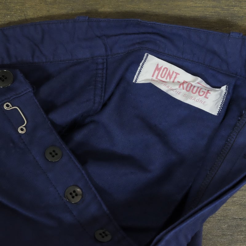 50s-60s MONT-ROUGE Moleskin Work Trousers Mint 50s-60s MONT-ROUGE Moleskin Work Trousers Mint