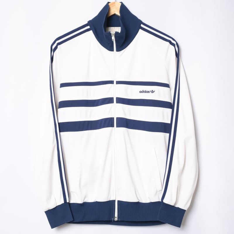 80s Vintage adidas Track Jacket Model First Whi 80s Vintage adidas Track Jacket Model First Whi