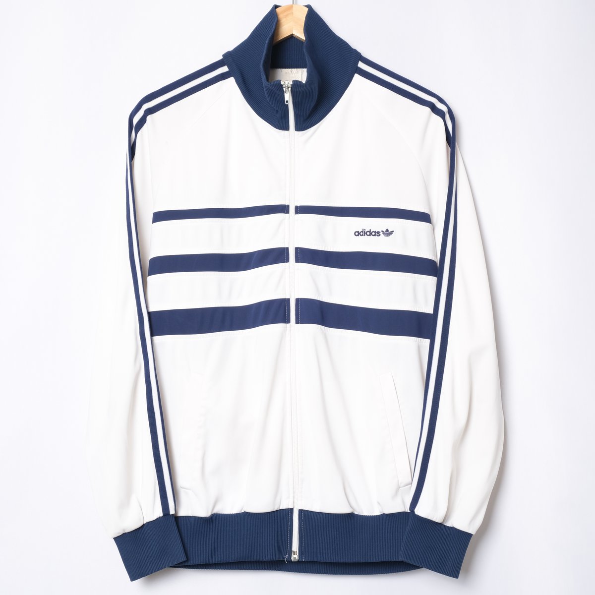 80s Vintage adidas Track Jacket Model First Whi 80s Vintage adidas Track Jacket Model First Whi
