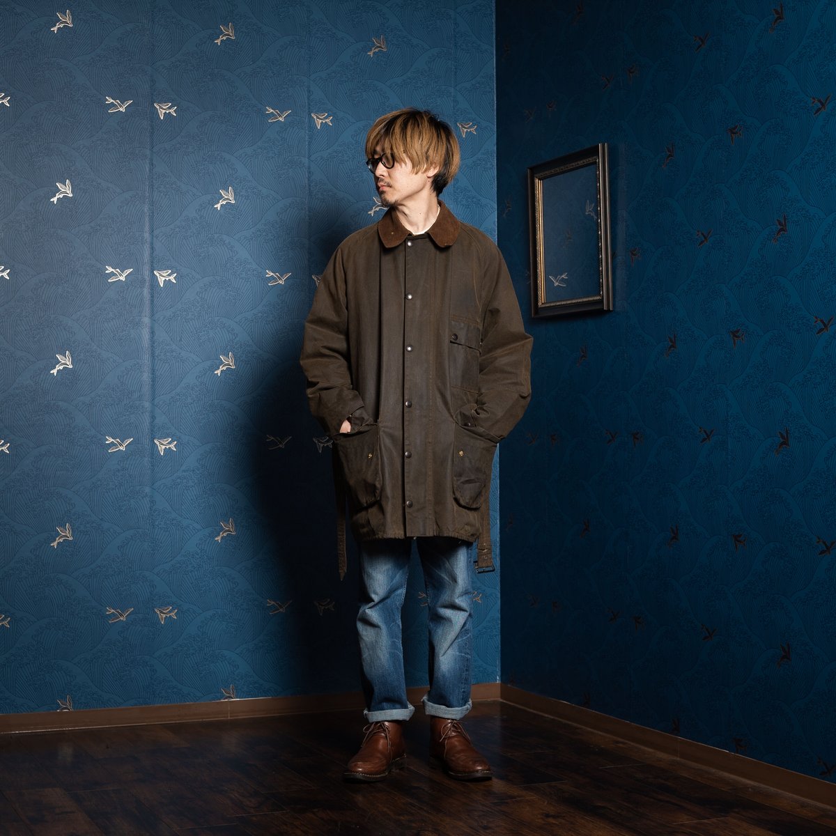80s Barbour Solway Zipper 2 Warrant YKK棒ジップ Wit 80s Barbour Solway Zipper 2 Warrant YKK棒ジップ Wit