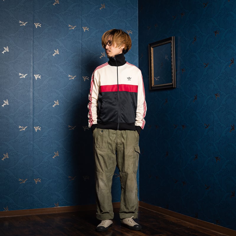 70-80s Vintage adidas Ventex Track Jacket Ivory 70-80s Vintage adidas Ventex Track Jacket Ivory