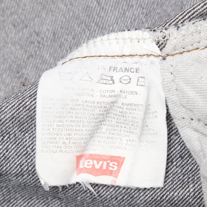 80s Euro Levi's 501 Black Denim Trousers (Made 80s Euro Levi's 501 Black Denim Trousers (Made