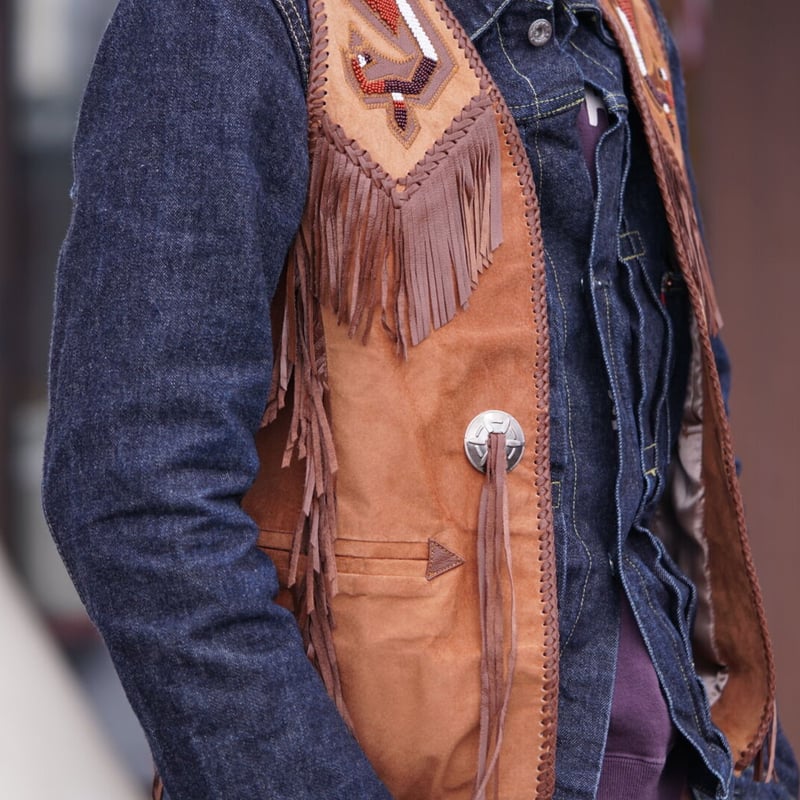 ARTURO Western leather vest | NewDeal ARTURO Western leather vest | NewDeal