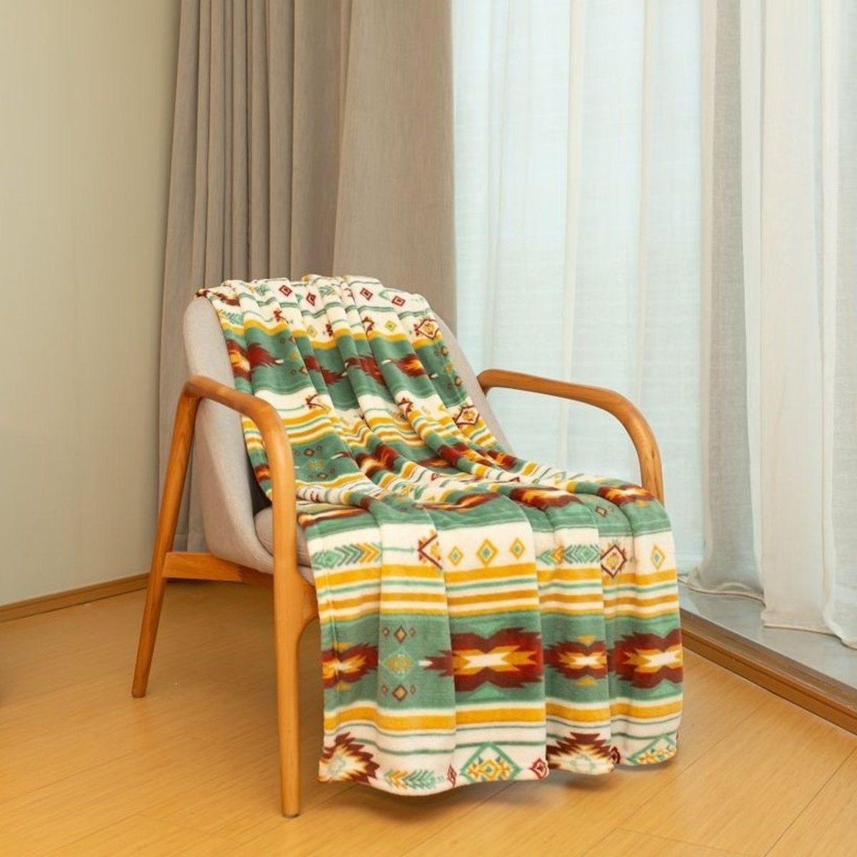 NU TRENDZ Fleece Throw Skipping Stones | NewDeal