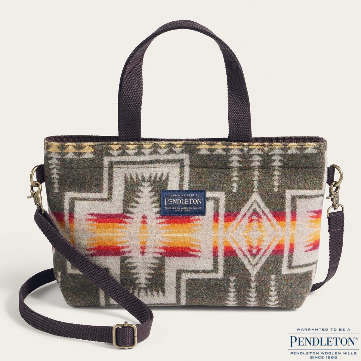 PENDLETON Mini Tote Harding Olive | NewDeal