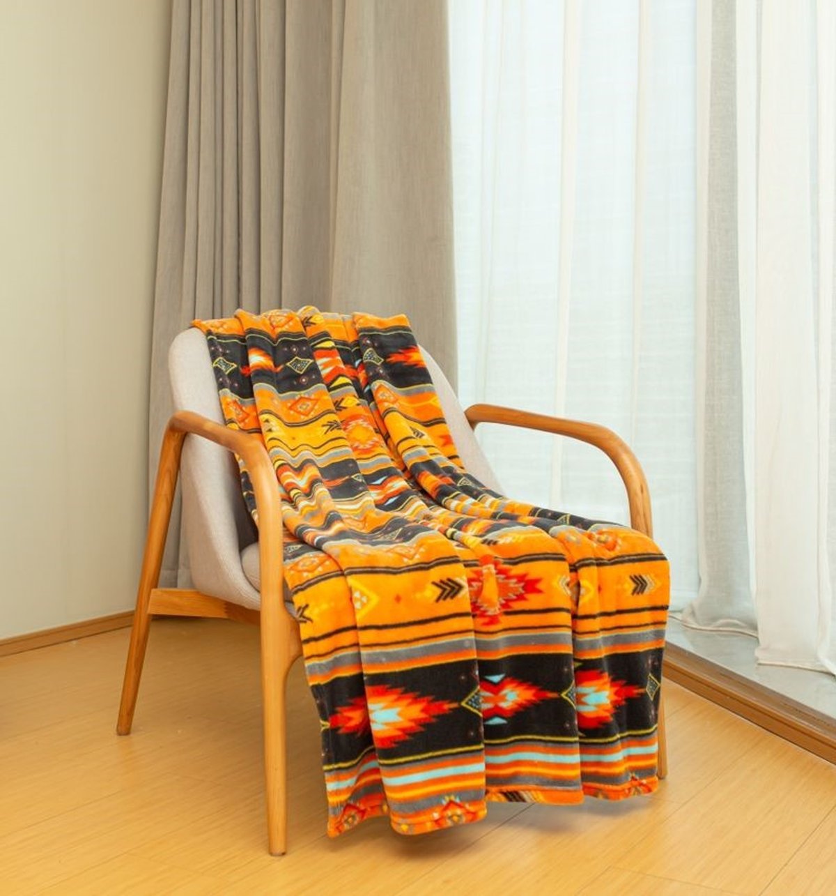 NU TRENDZ Fleece Throw Skipping Stones | NewDeal