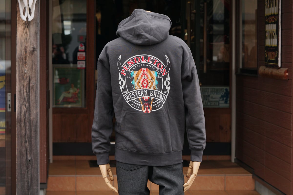 PENDLETON Western Brand Logo Graphic Hoodie | N...