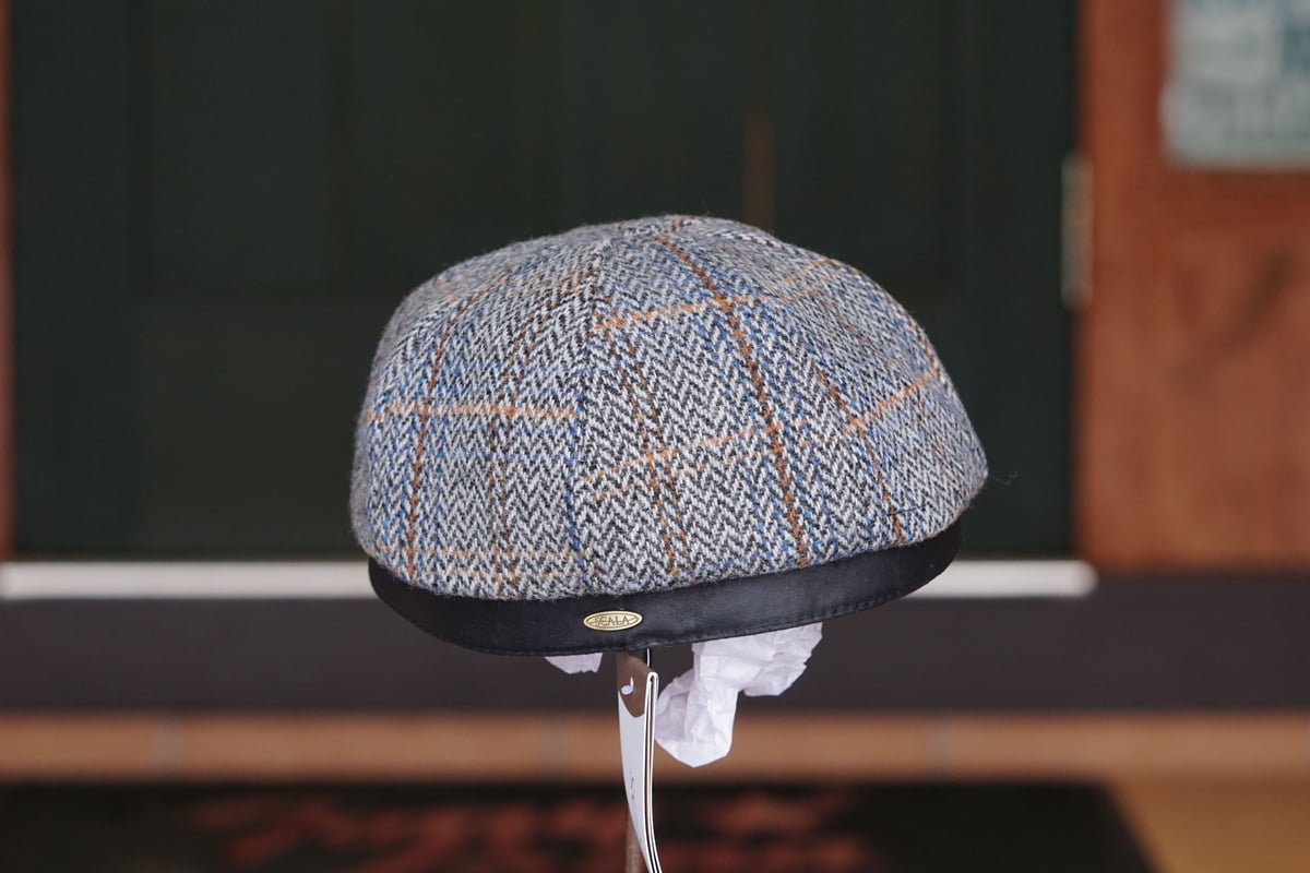 Scala Finnbar Wool Blend Tweed Newsboy Cap | Ne...