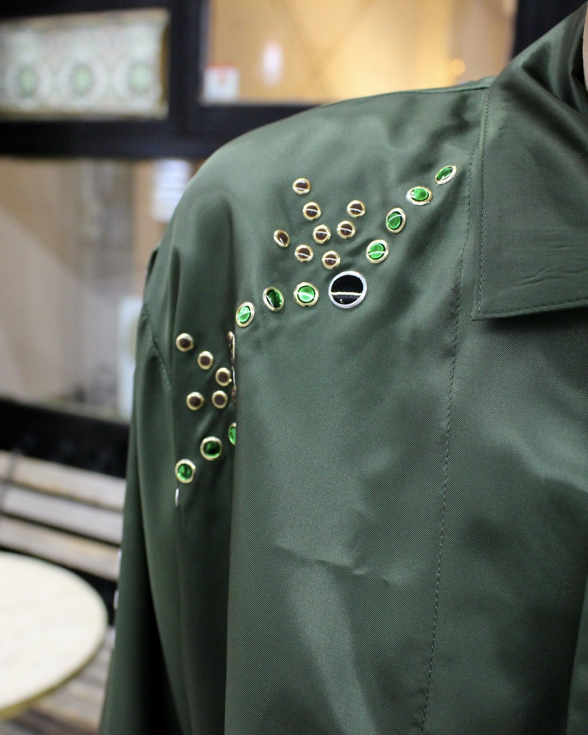 TOGA PULLA / Inner western shirt / green | pain TOGA PULLA / Inner western shirt / green | pain