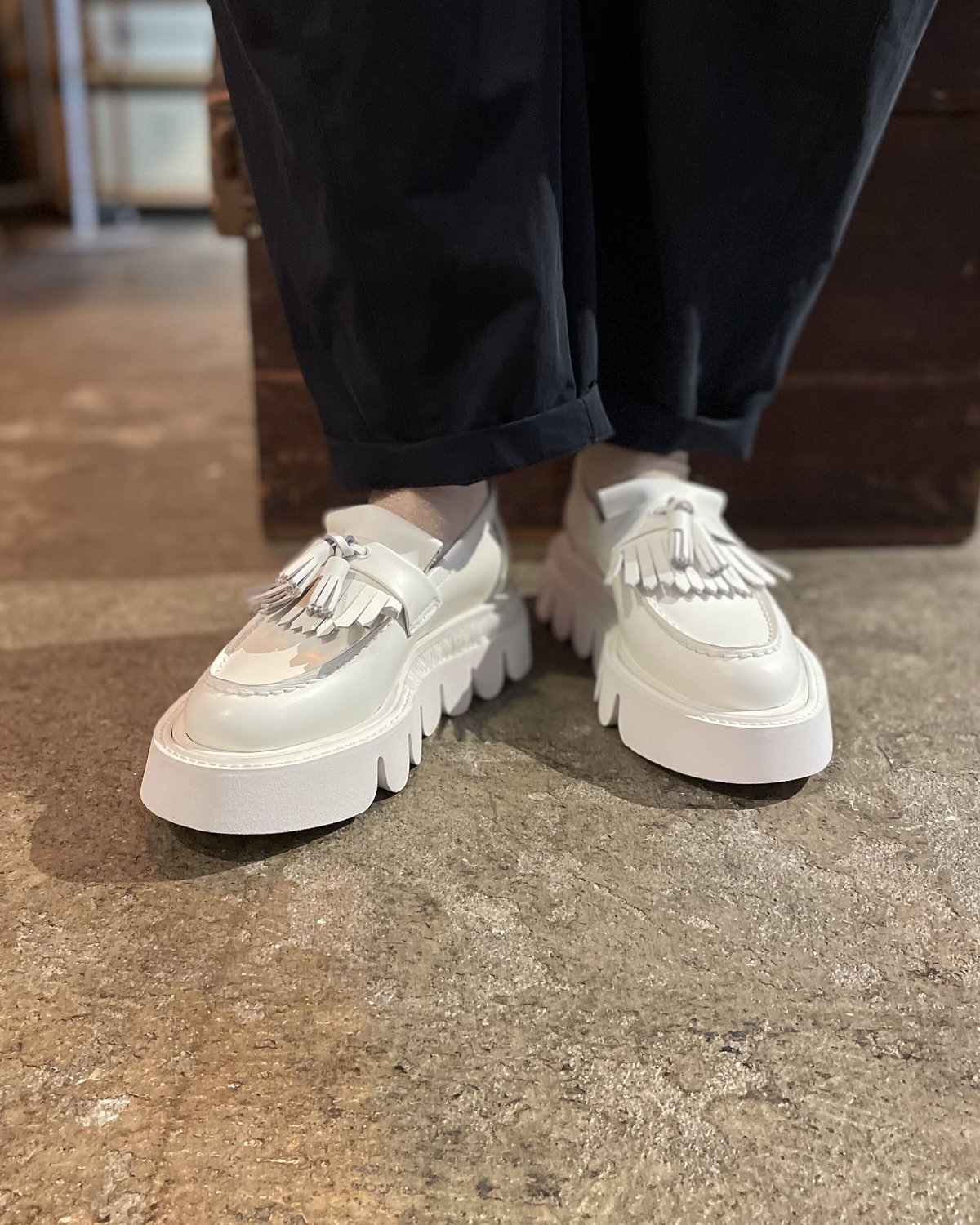 Hender Scheme / meadow kilt moca / black-leopar Hender Scheme / meadow kilt moca / black-leopar