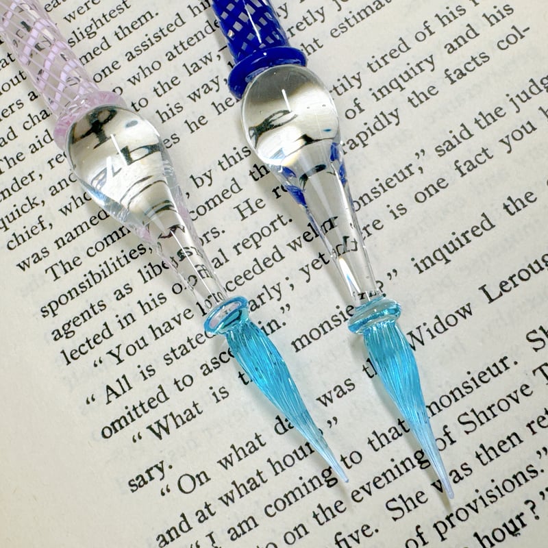 SCACCO Glass Pen チェック柄ムラーノガラスペン ヴェネチア SCACCO Glass Pen チェック柄ムラーノガラスペン ヴェネチア