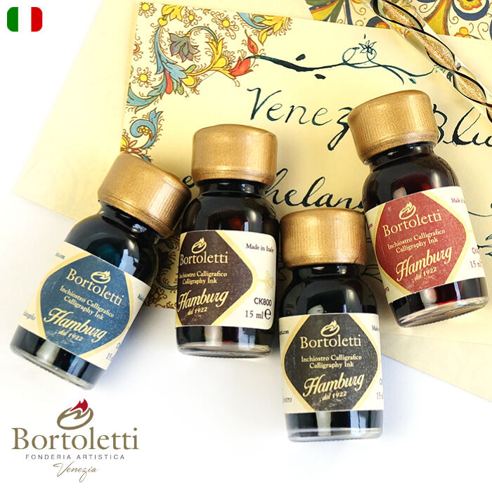 ＜Bortoletti × Humburg ＞ Italian Calligraphy Ink...