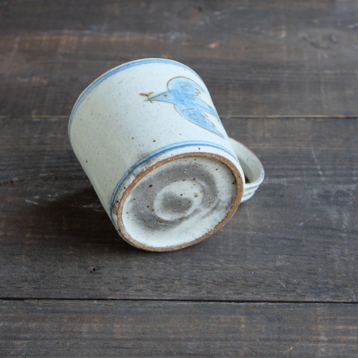 Blue bird cup #5 | マノメ工房store