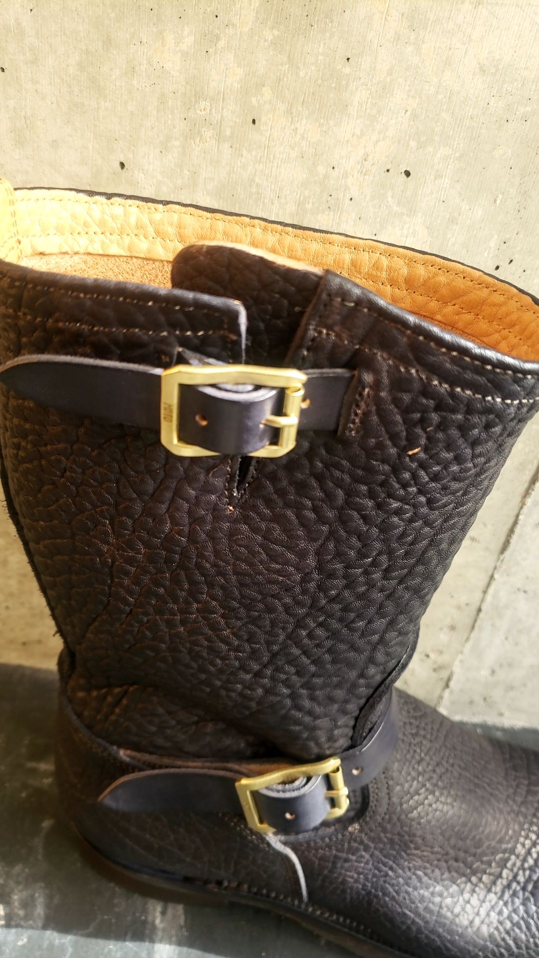 MOTO MOTOR NEW VINTAGE BULLHIDE DRESS ENGINEER ...
