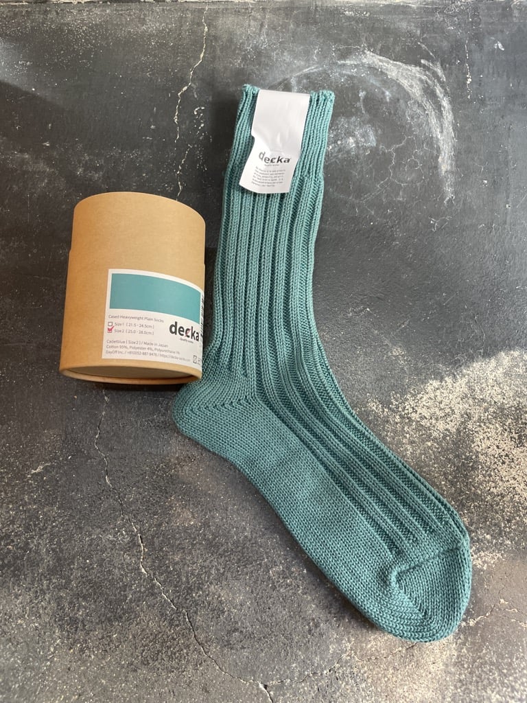 DECKA SOCKS Cased Heavyweight Plain Socks | SUR...