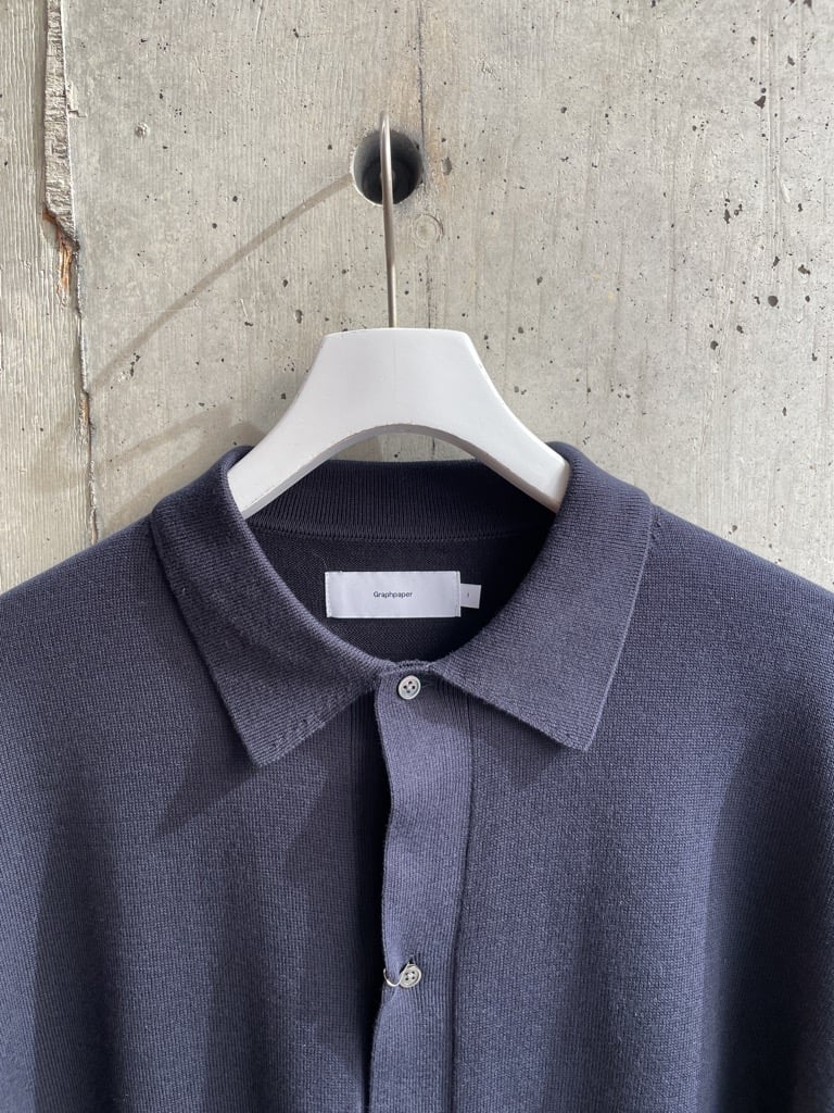 グラフペーパー Suvin High Gauge Knit Oversized L/S Shi...