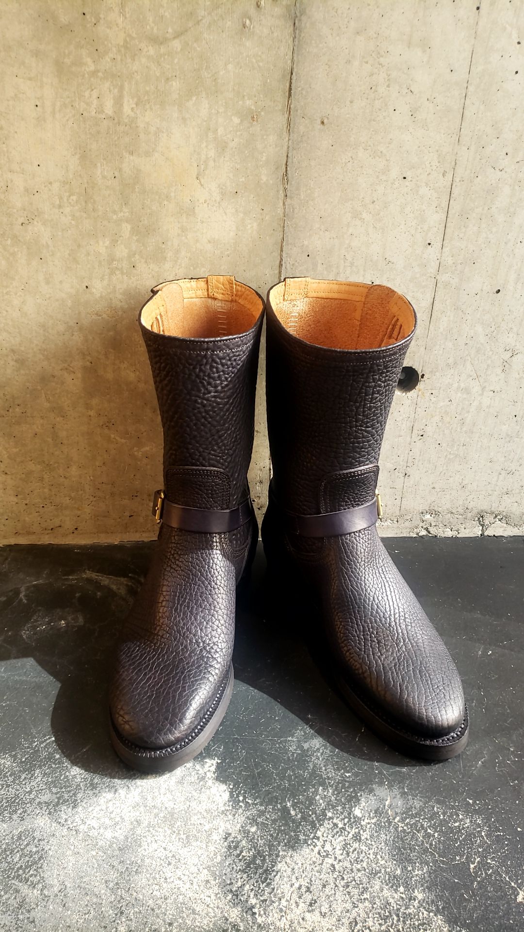 MOTO MOTOR NEW VINTAGE BULLHIDE DRESS ENGINEER ...