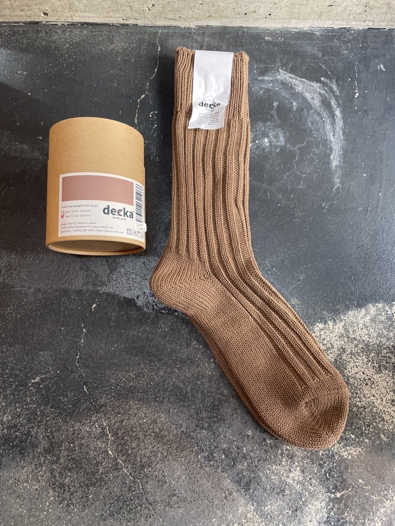 DECKA SOCKS Cased Heavyweight Plain Socks | SUR...