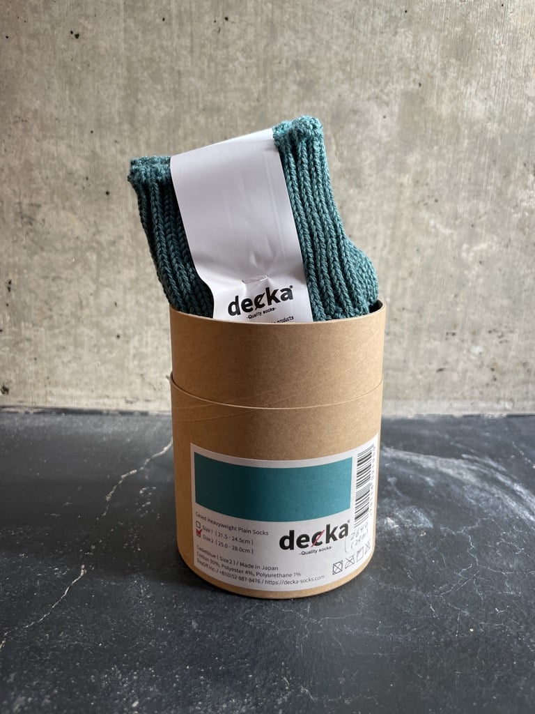 DECKA SOCKS Cased Heavyweight Plain Socks | SUR...