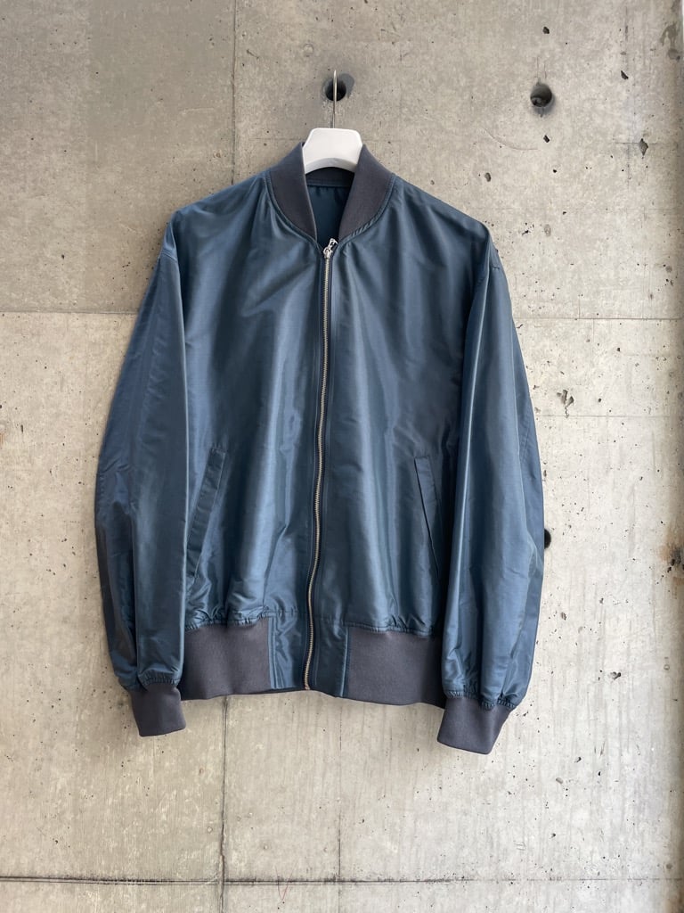 SCYE Silk Nylon Parachute Cloth Bomber Jacket ...